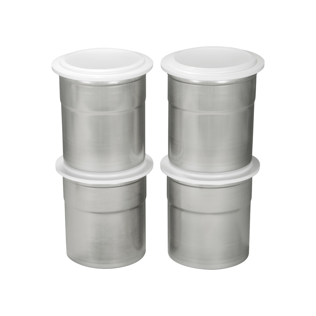 Pacojet – Chrome Steel Pacotizing® Beakers, Pack of 4 – Kitchen & Living
